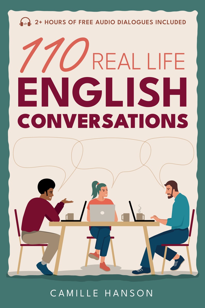 110 Real Life English Conversations E-book + Audio English Dialogues ...
