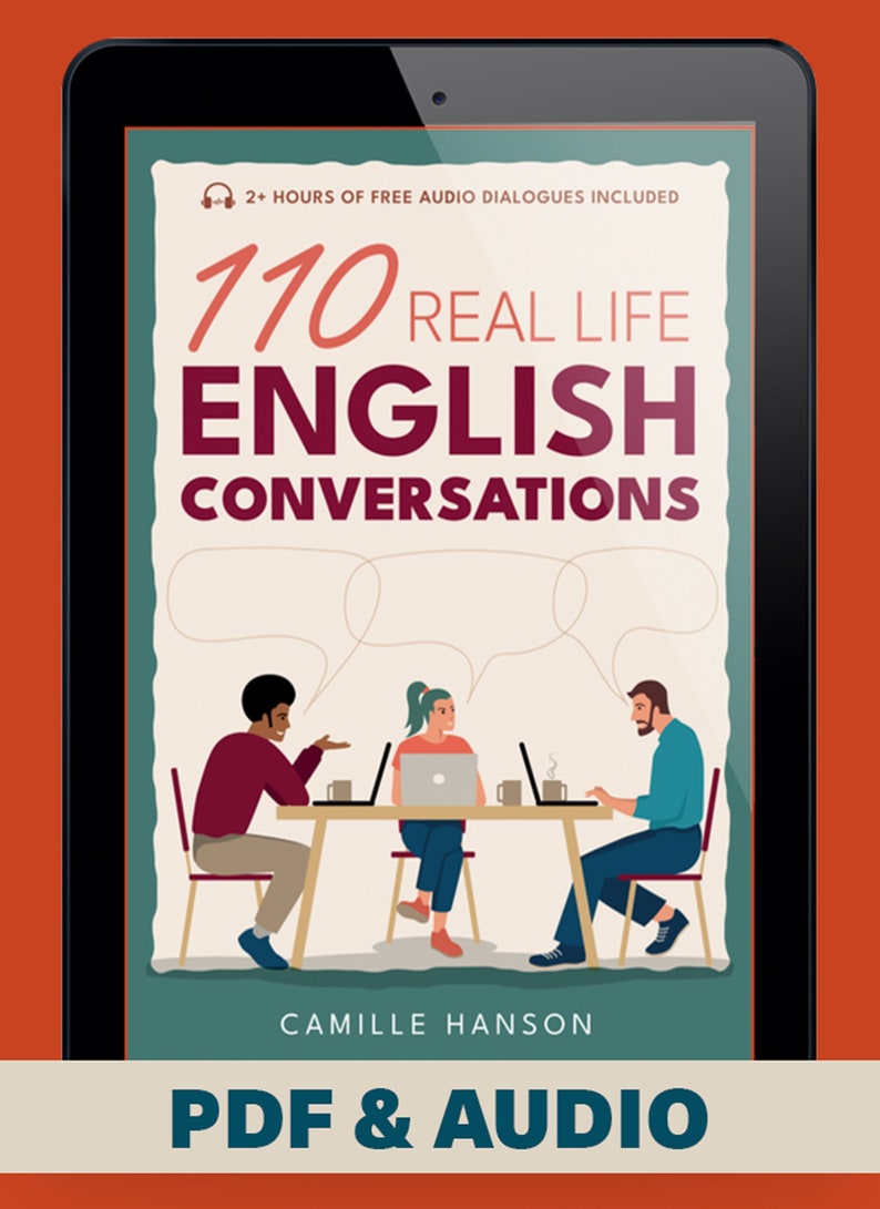 110 Real Life English Conversations E-book Audio English Dialogues for ...