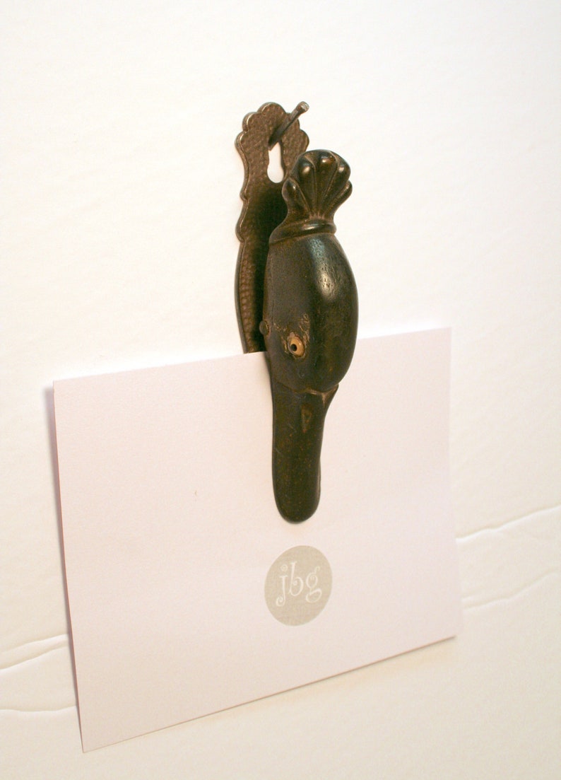 Judd Cast Iron Duckbill Paper Clamp With Glass Eyes 5160 - Etsy