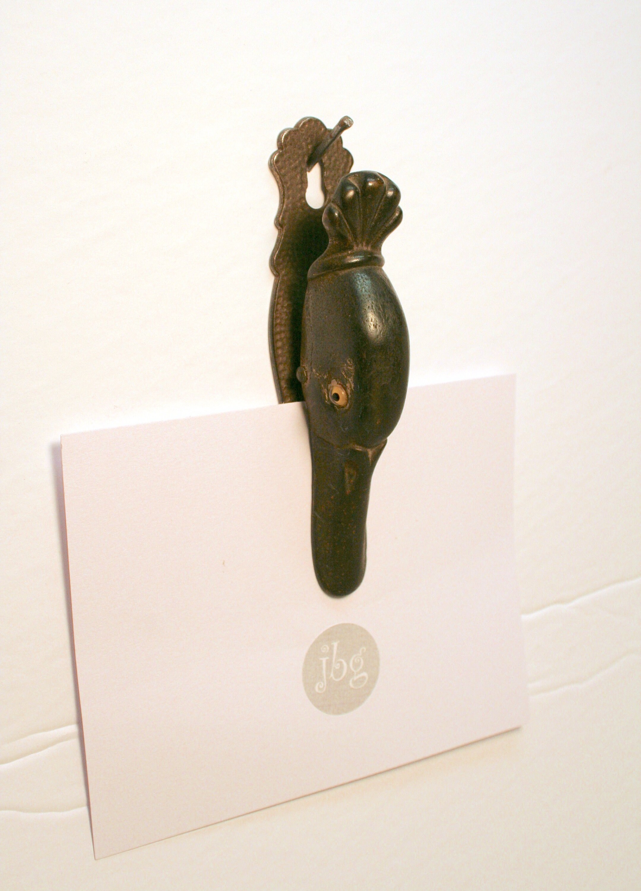 Judd Cast Iron Duckbill Paper Clamp With Glass Eyes 5160 - Etsy