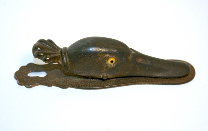 Judd Cast Iron Duckbill Paper Clamp With Glass Eyes 5160 - Etsy