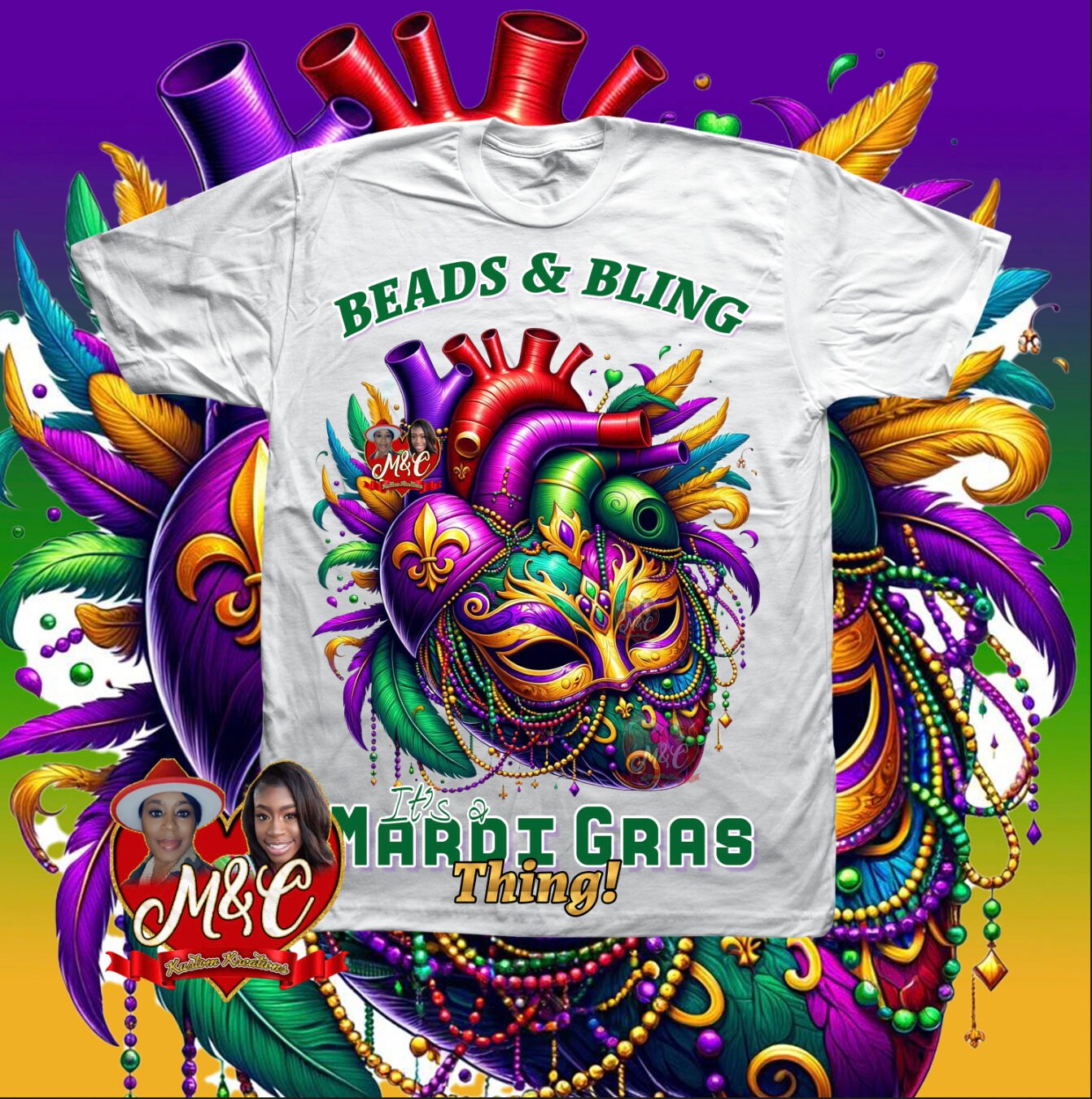 Beads and Bling /mardi Gras - Etsy