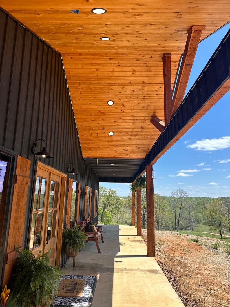 40x60 Barndominium 5 Bedroom - PDF Blueprints and Framing Material List ...