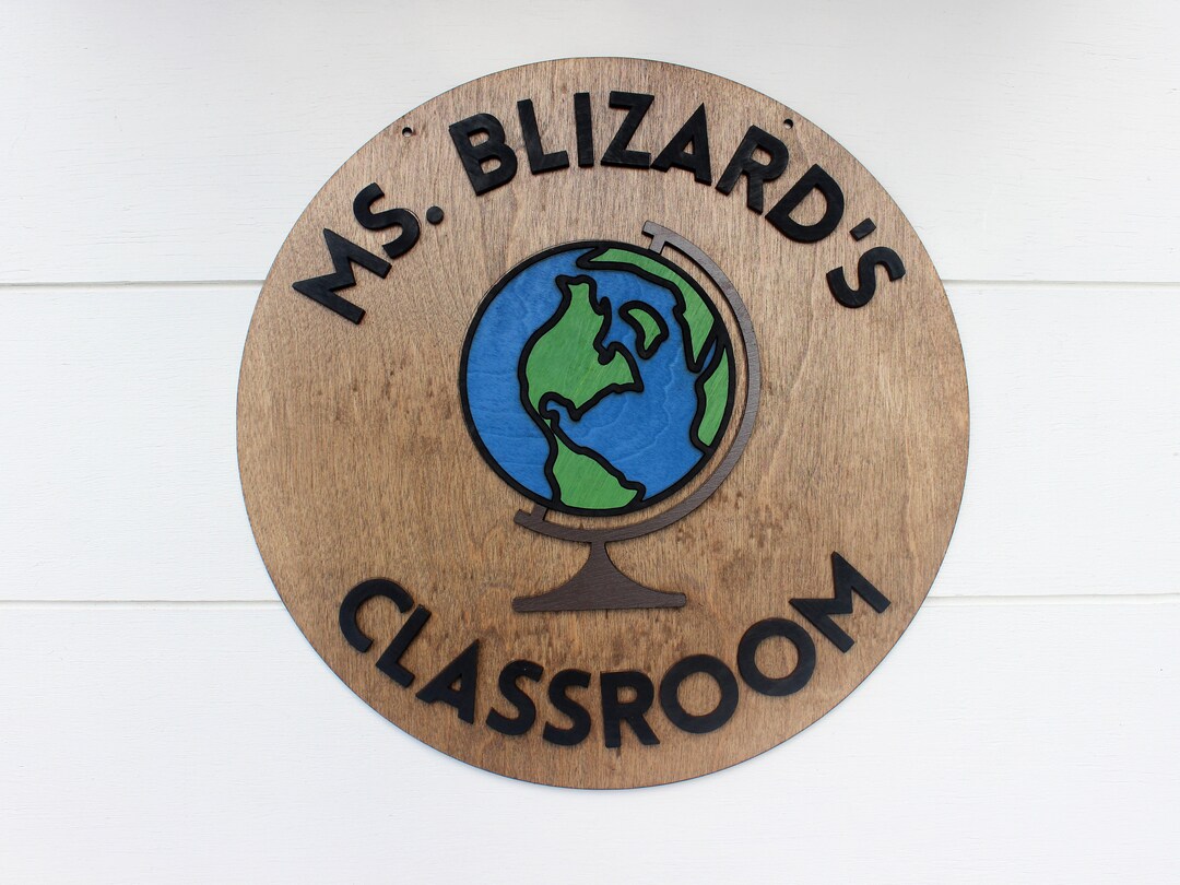 History Geography Social Studies Teacher Custom Gift Laser Cut Sign 3D ...