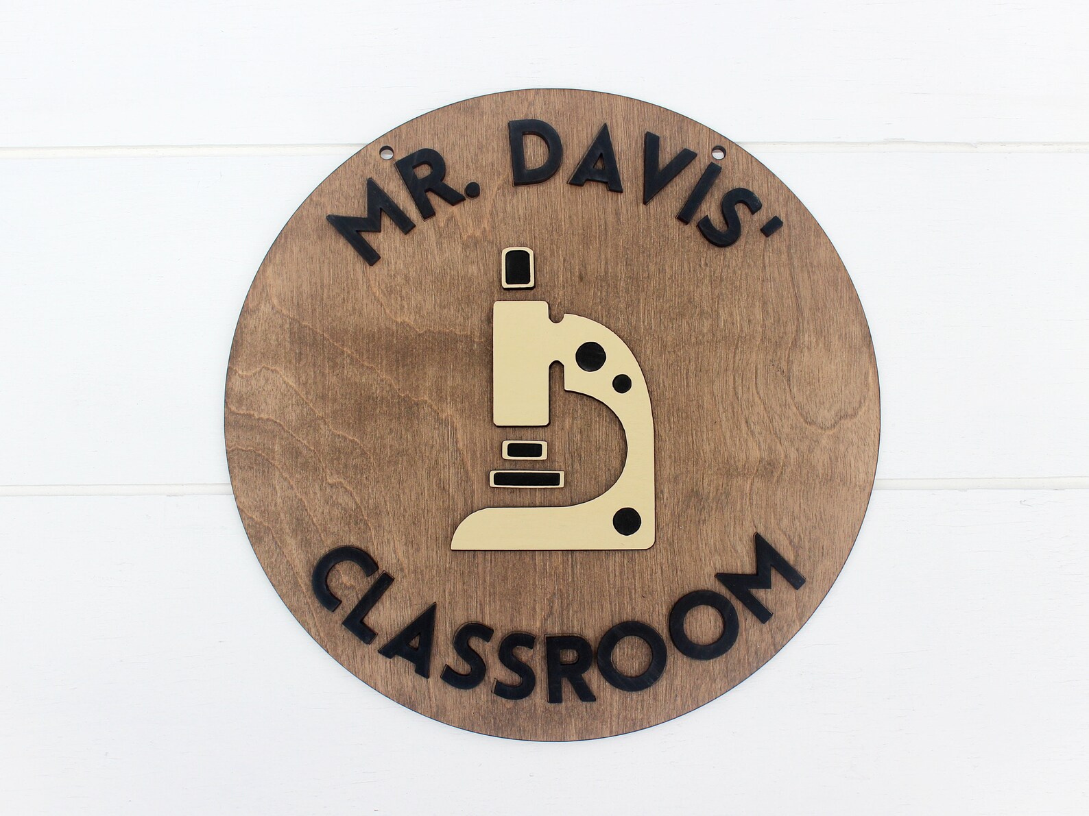 Science Teacher Custom Gift Laser Cut Sign 3D Lettering Classroom Door ...