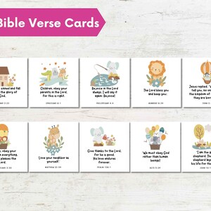 52 Bible Verse Scripture Flashcards Memory Verse,kids Christian ...
