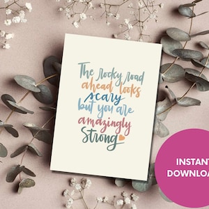 Printable Sympathy Card for Cancer Patients,get Well Soon Thinking of ...