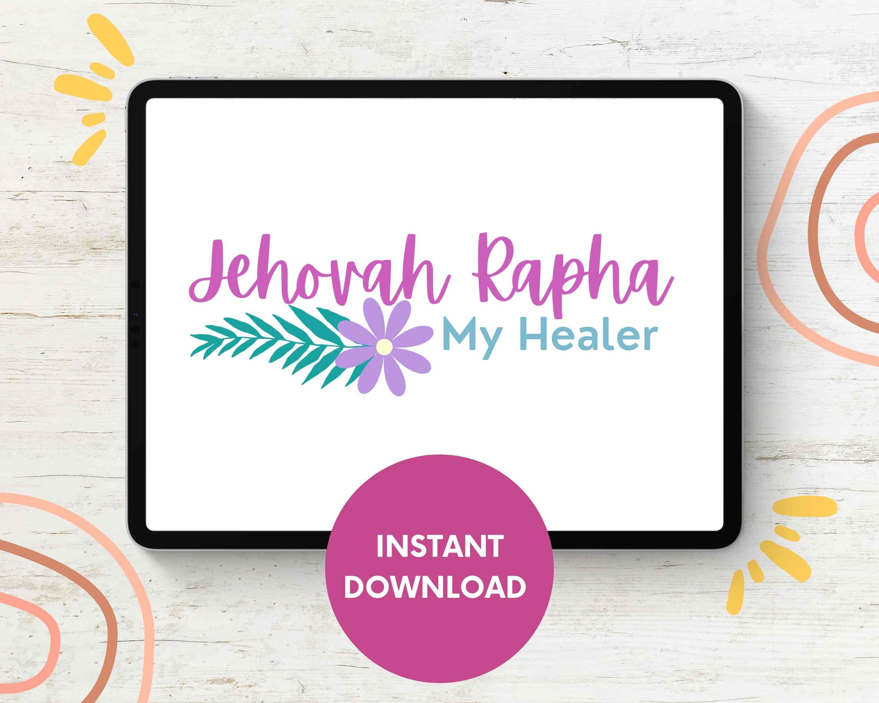 Names of God Christian Faith Digital Stickers for Faith Planners ...