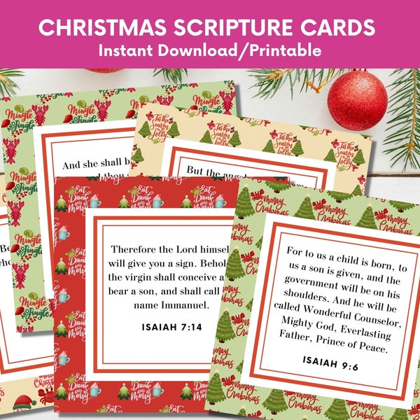 Christmas Scripture - Etsy