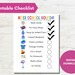 After School Routine Checklist: Visual Kids Chore Chart (digital ...