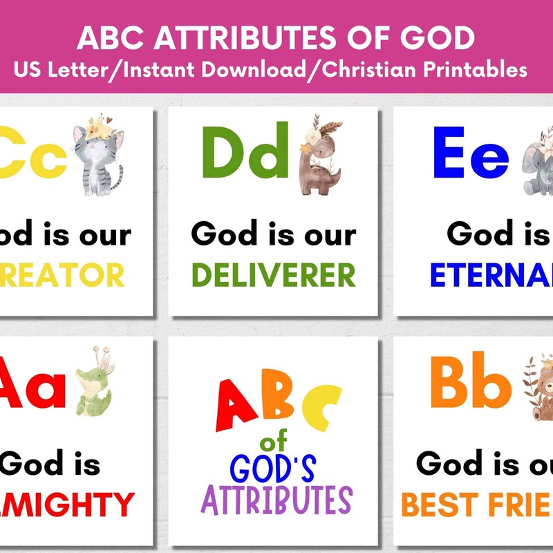 Attributes of God - Etsy
