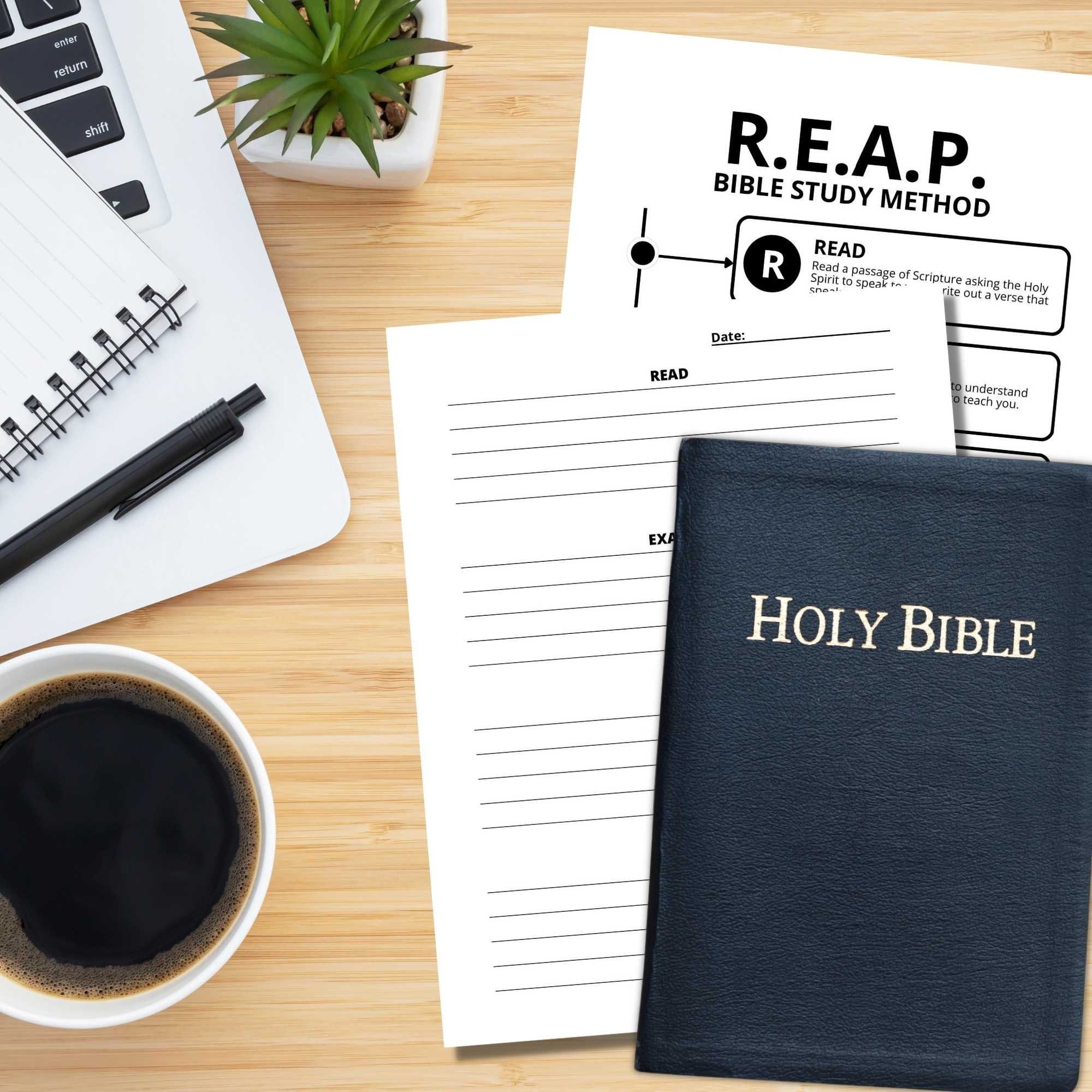 Printable REAP Bible Study Method for Youth Group,christian Bible Study ...
