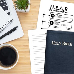 Printable HEAR Bible Study Tool for Beginners,christian Devotional ...