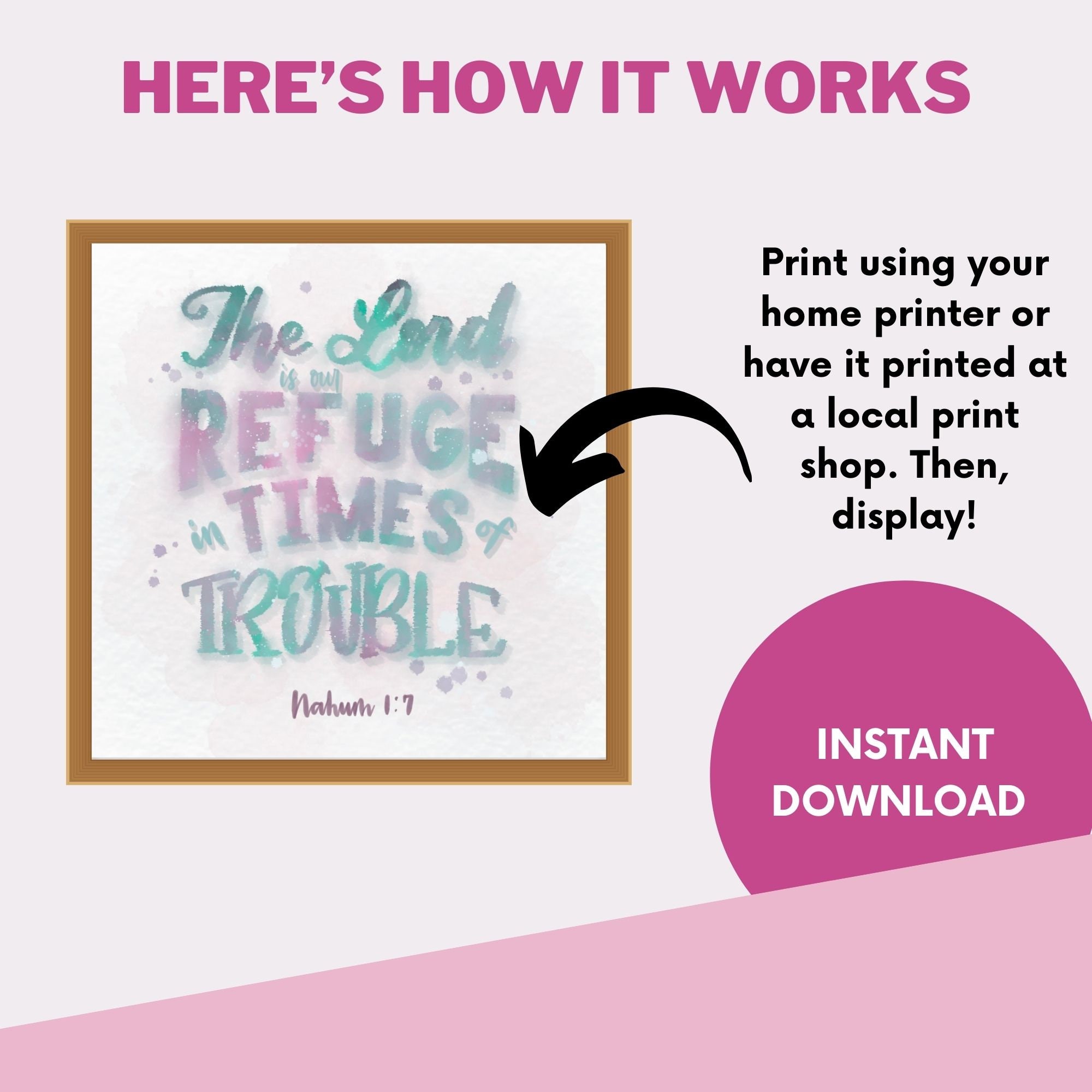 Bible Verse Decor, Bible Verse Wall Art,handlettered Home Decor ...