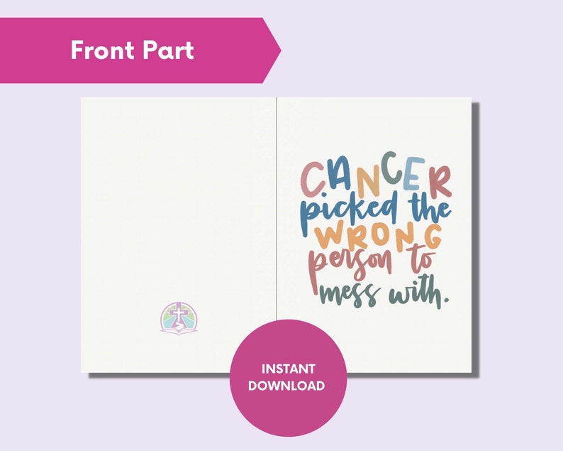 Printable Sympathy Card for Cancer Patients,get Well Soon Thinking of ...