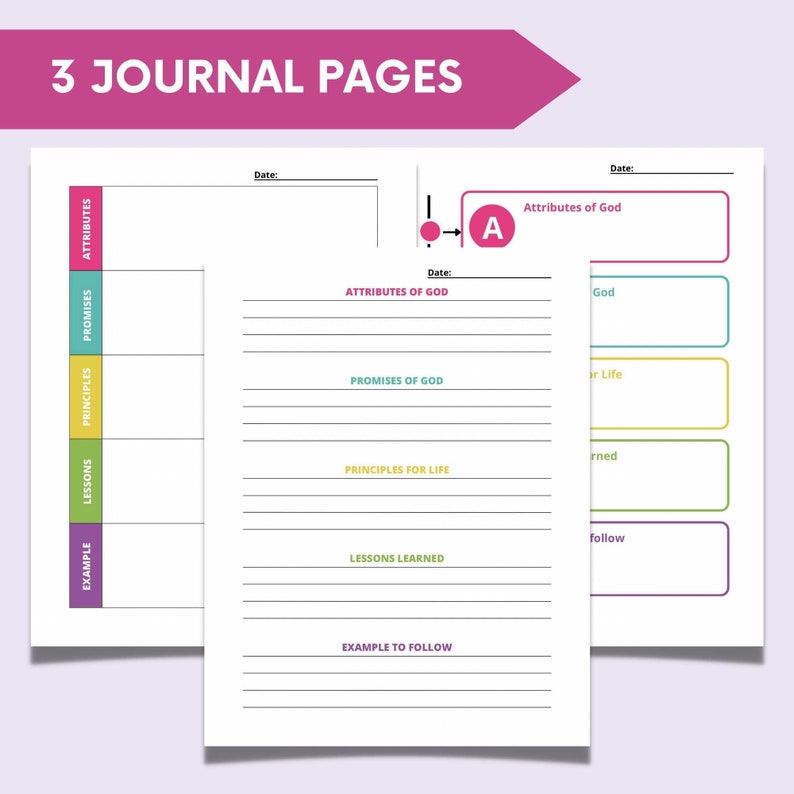 Printable APPLE Bible Study Tool for Beginners,christian Devotional ...