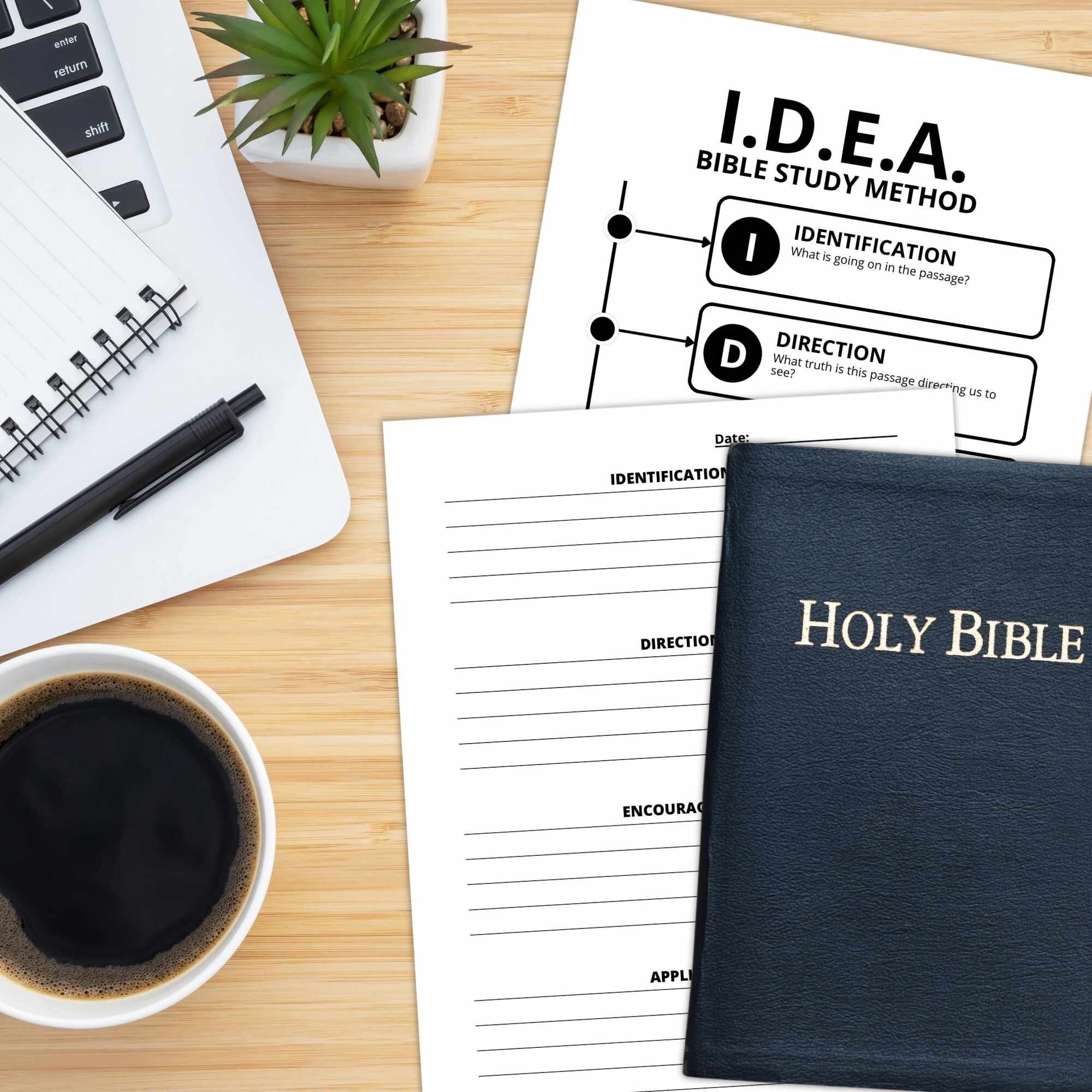 Printable IDEA Devotional Template for Women’s Group,christian Bible ...