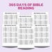 2025 Printable Bible Reading Plan, Read the Bible in 1 Year, Christian ...