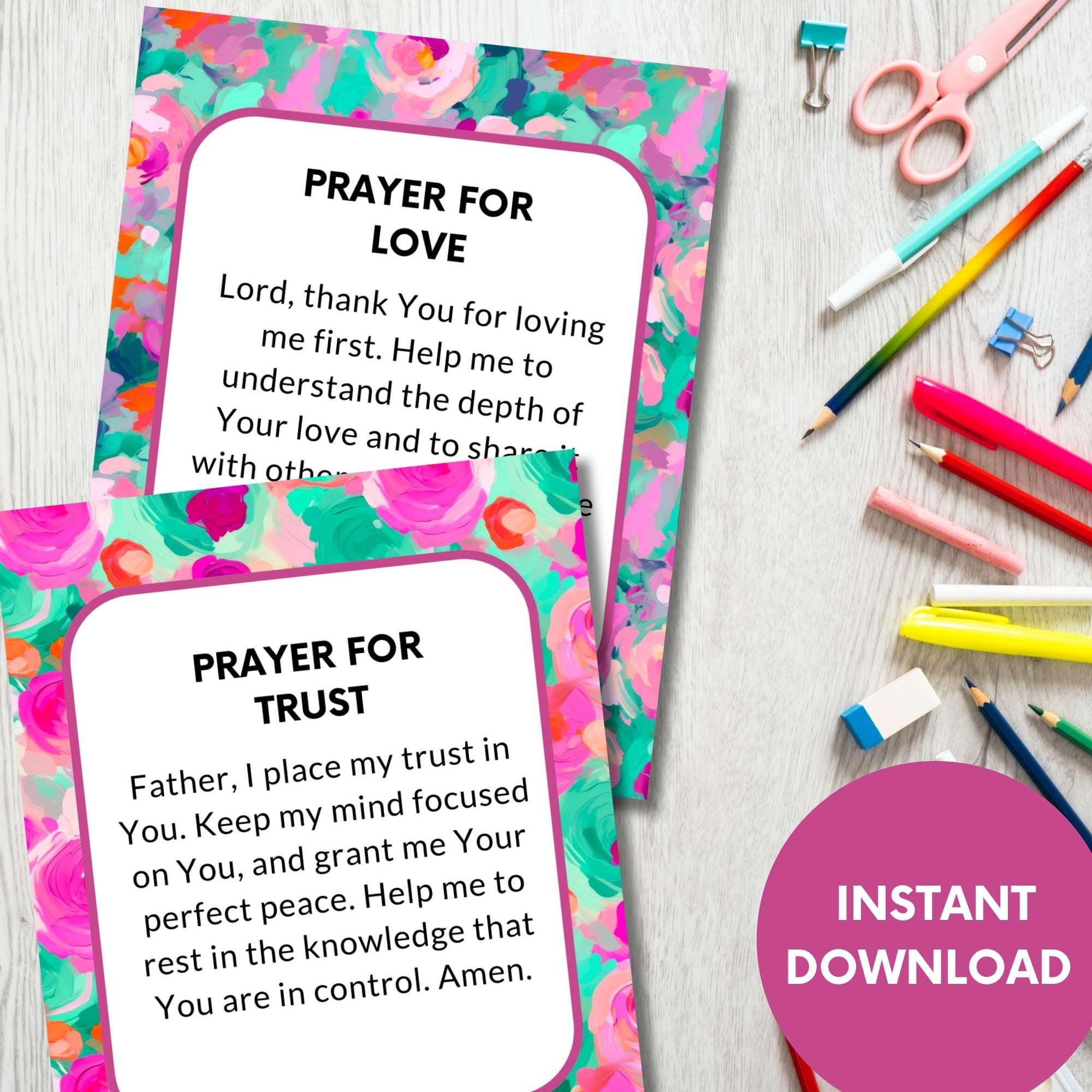 31-day Prayer Cards for Single Women: Christian Printables (digital ...