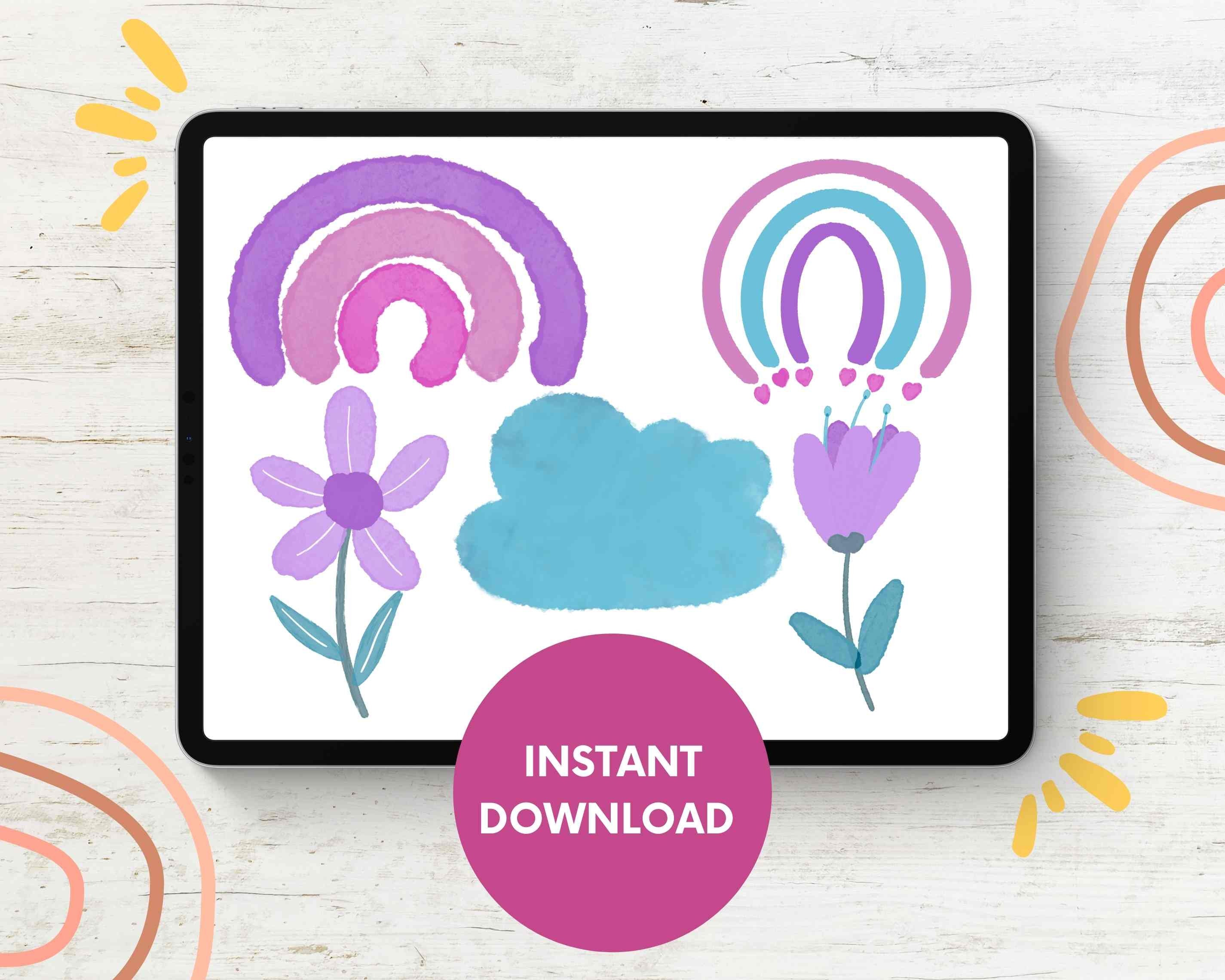 Names of God Christian Faith Digital Stickers for Faith Planners ...