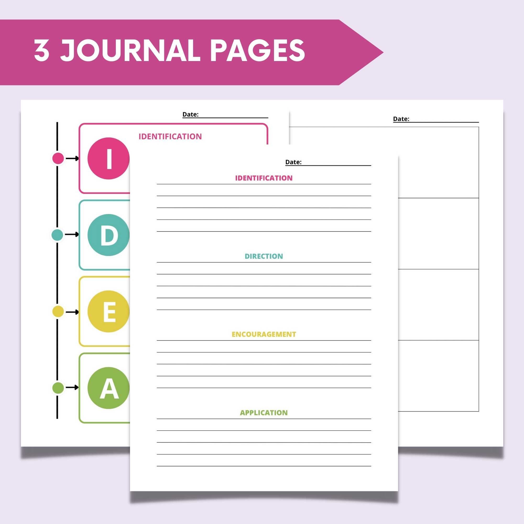 Printable IDEA Devotional Template for Womens Group,christian Bible ...
