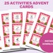 Printable Family Christian Christmas Activities Advent Calendar,kids ...