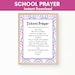 School Prayer Printable: Christian Classroom Decor (digital Download ...