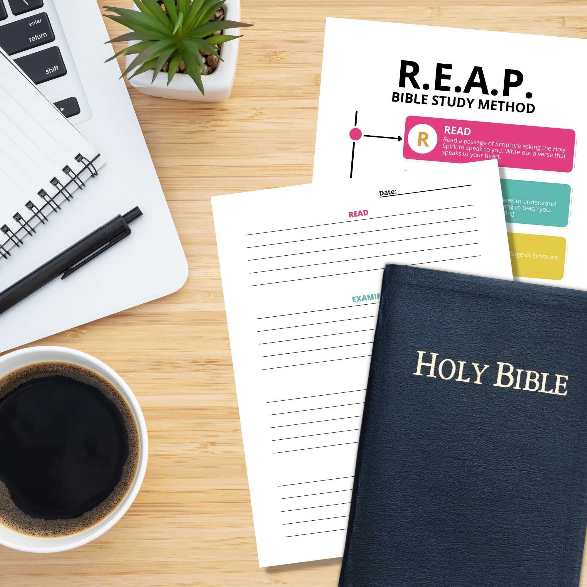 Printable REAP Bible Study Method for Youth Group,christian Bible Study ...