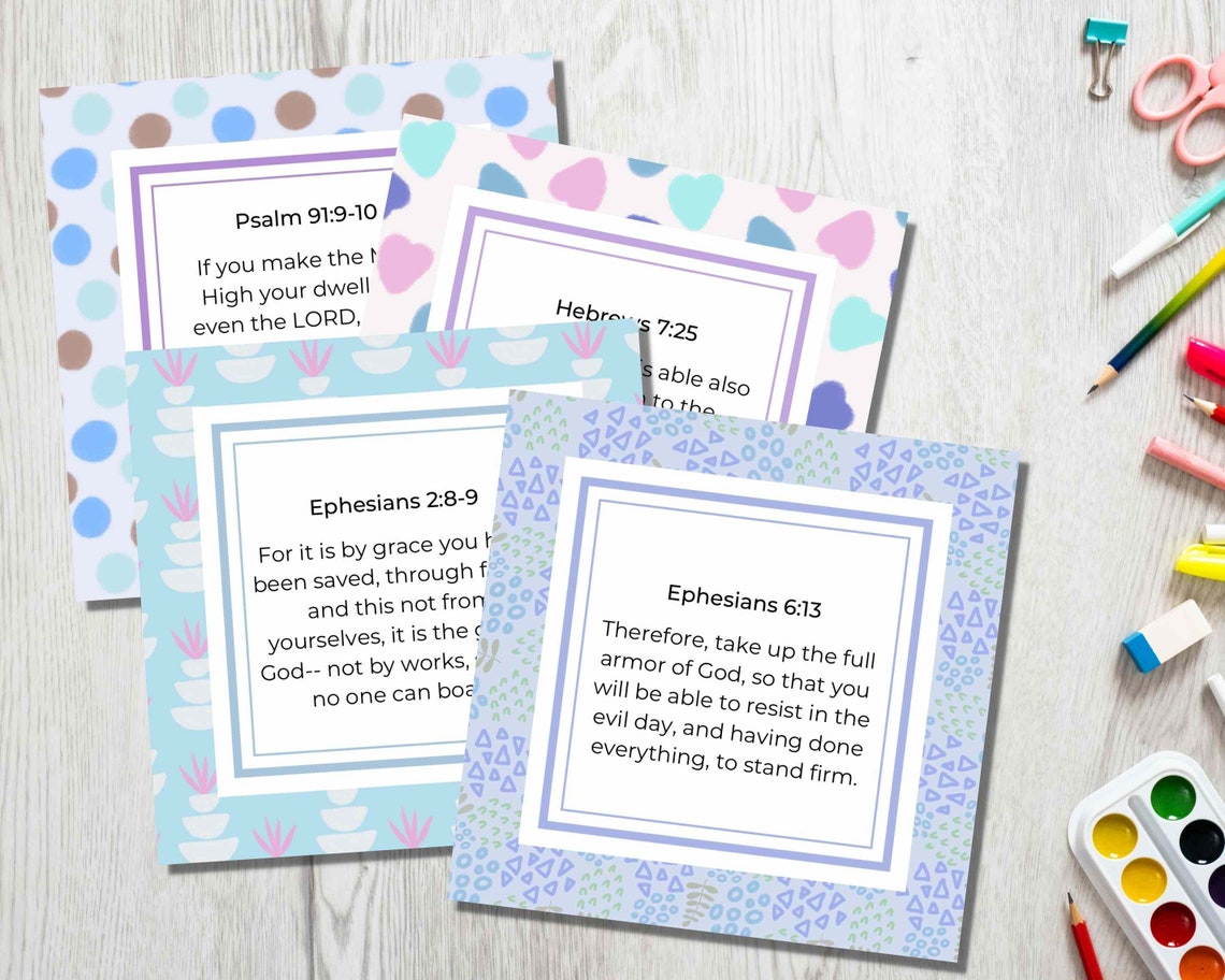 366 Promises of God Scripture Cards: Bible Verse Encouragement (digital ...