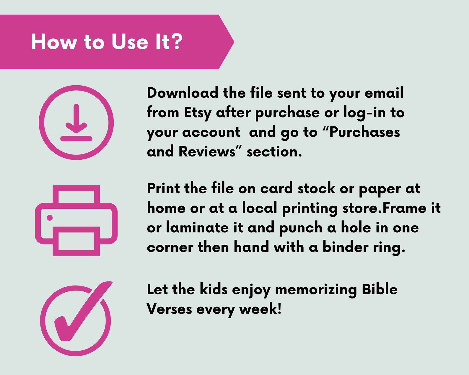 Kids Printable Alphabet Bible Verse Cards From A to Z,ABC Scripture ...