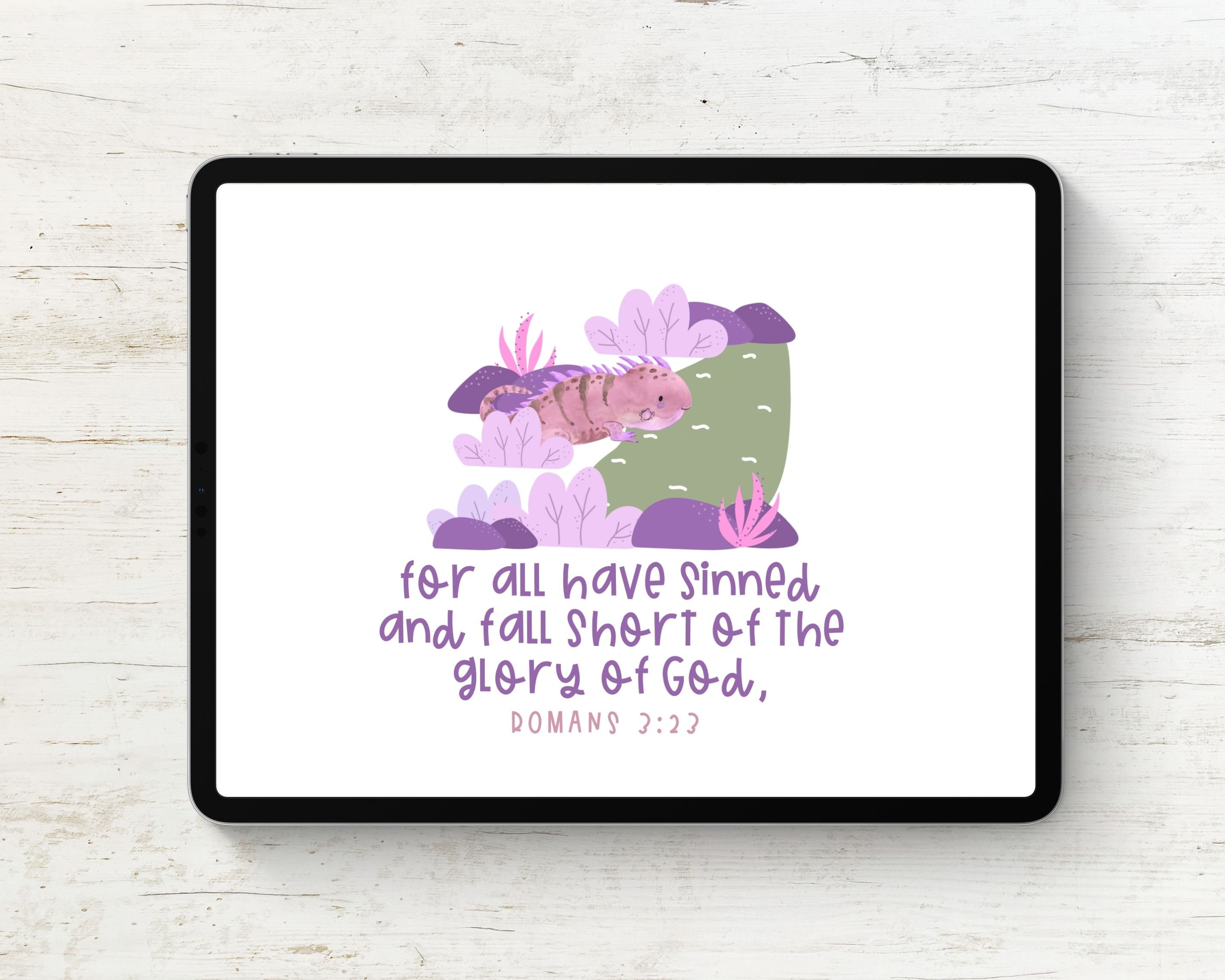 12 Cute and Colorful Bible Verse Digital Stickers for - Etsy