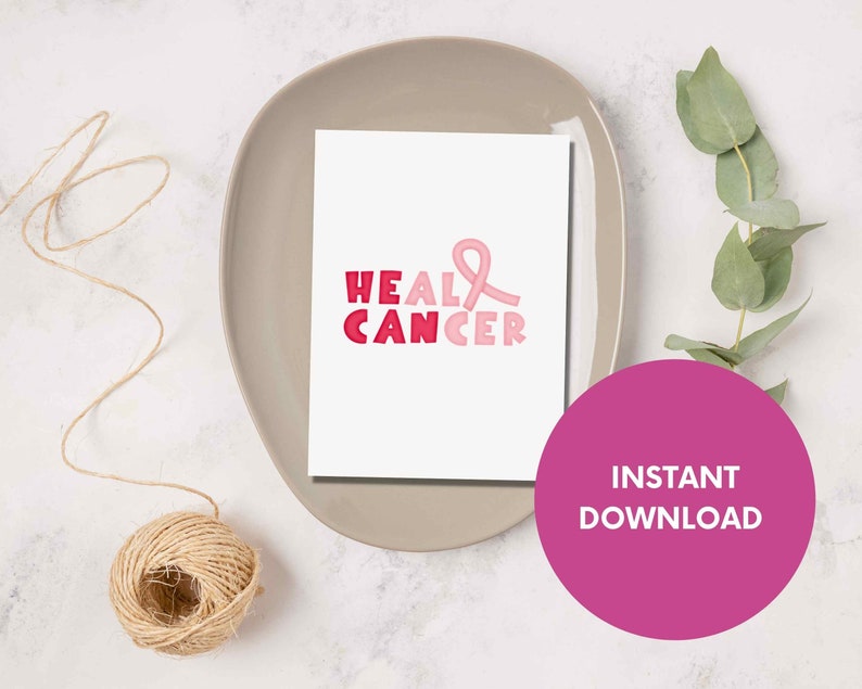 Breast Cancer Get Well Soon Christian Card for Cancer Patients - Etsy