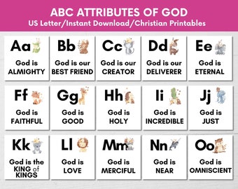 Christian Flashcards for Kids - Etsy