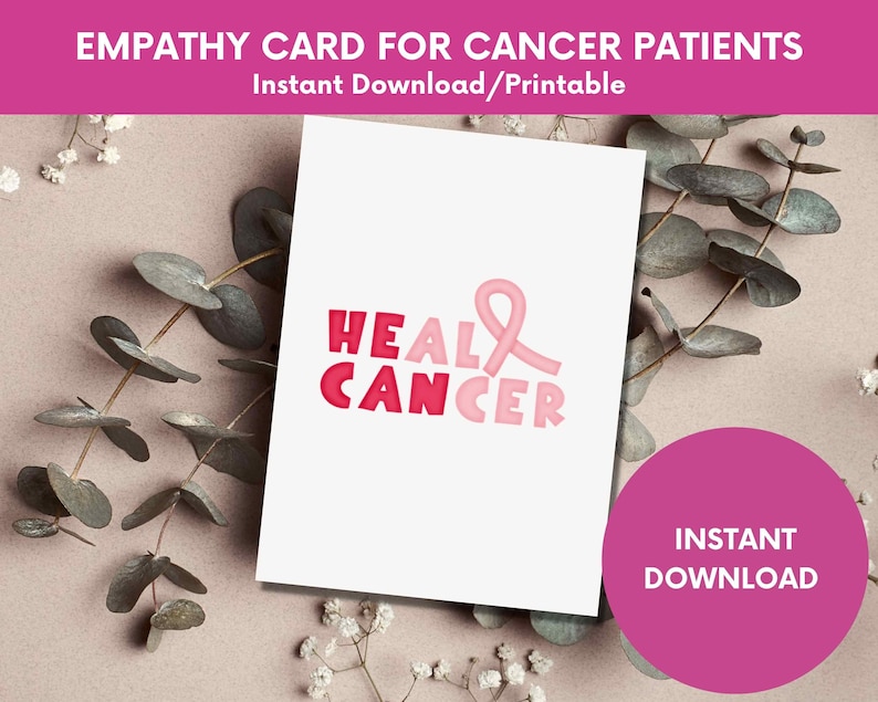 Breast Cancer Get Well Soon Christian Card for Cancer Patients - Etsy