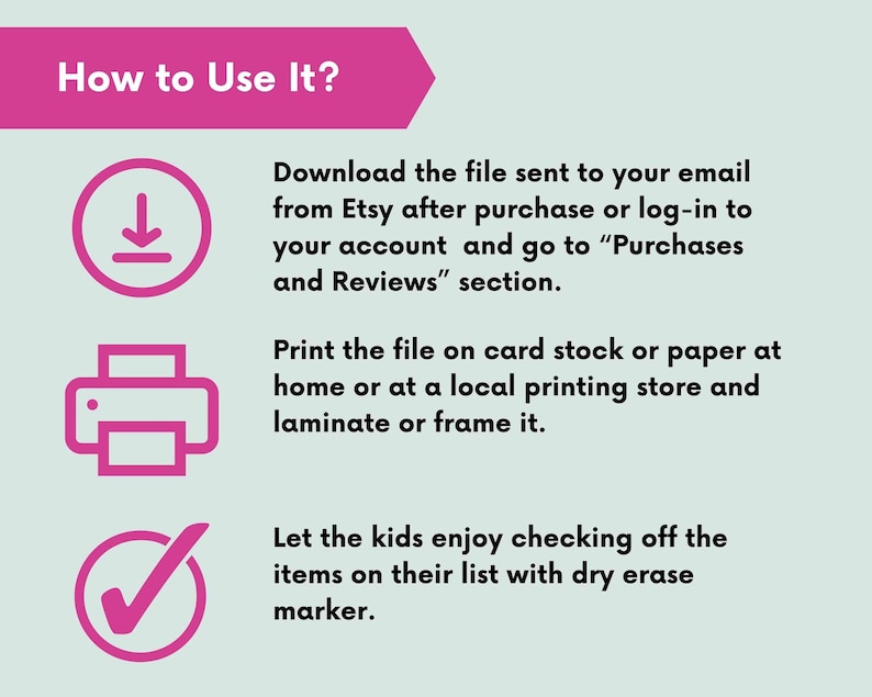 Back to School Daily Morning Routine Chart for Kids,ready for School ...
