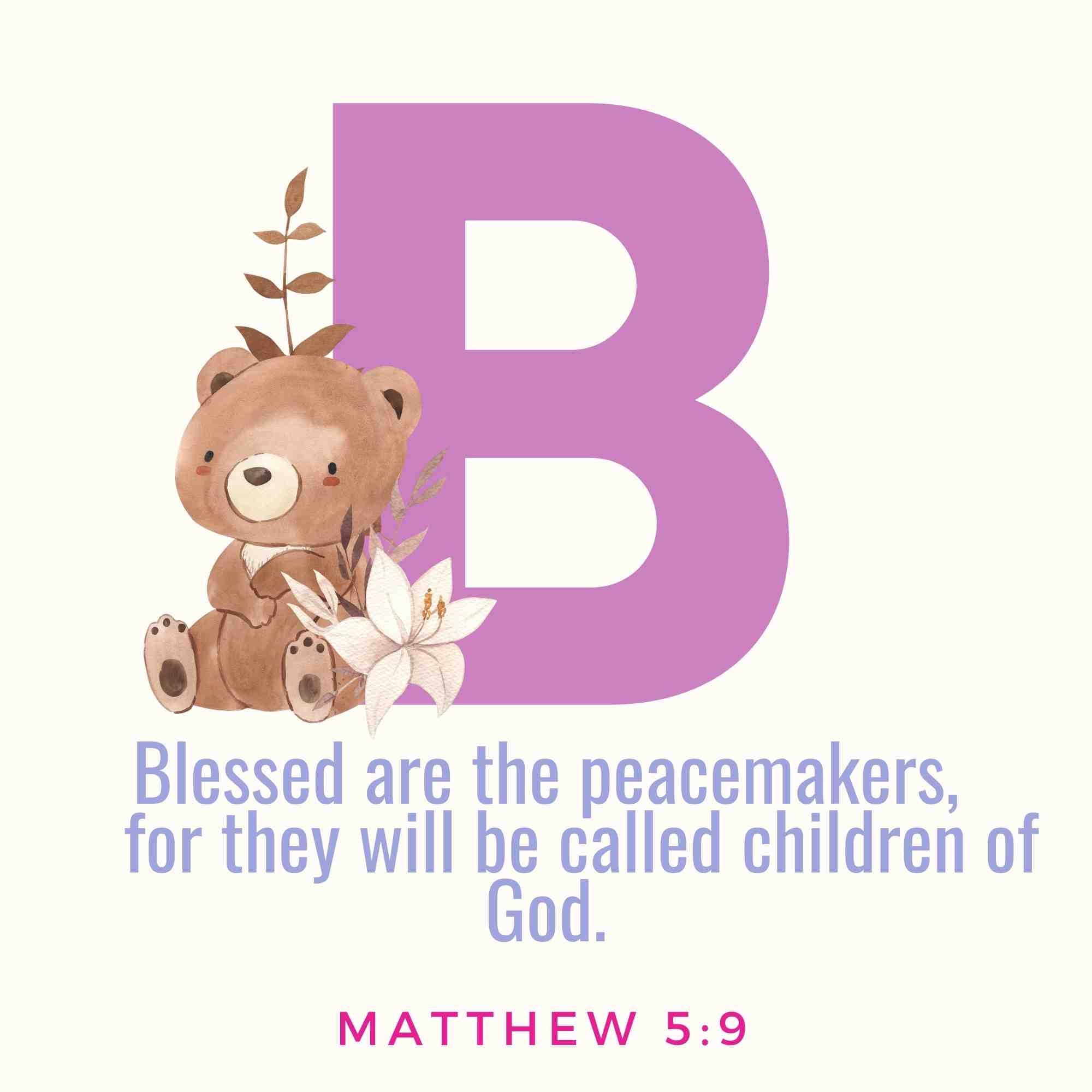 Kids ABC Animal Bible Verse Cards, Bible Verse for Kids Version 1&2 ...