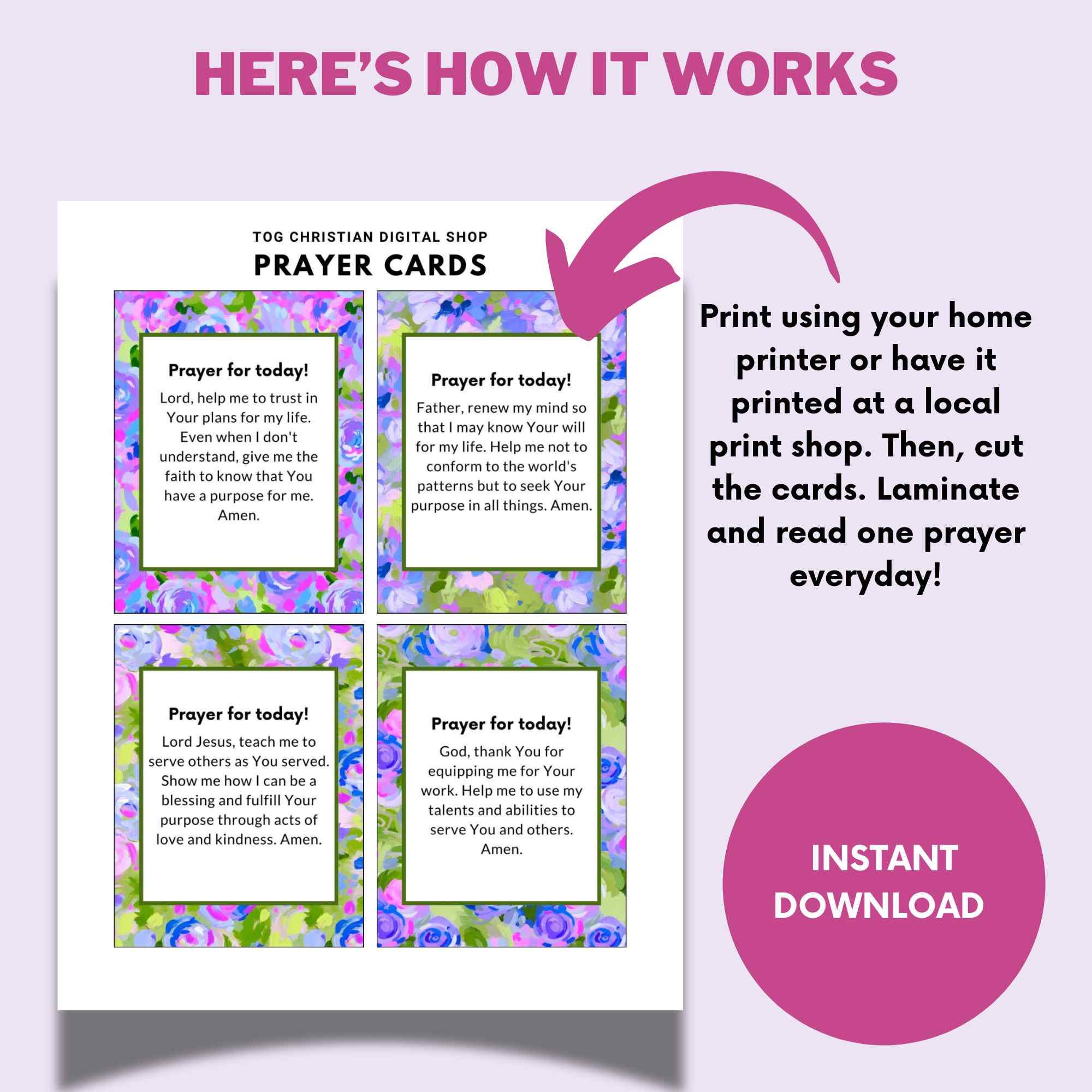 31-day Prayer Cards for Women,christian Faith Printables,daily Prayer ...