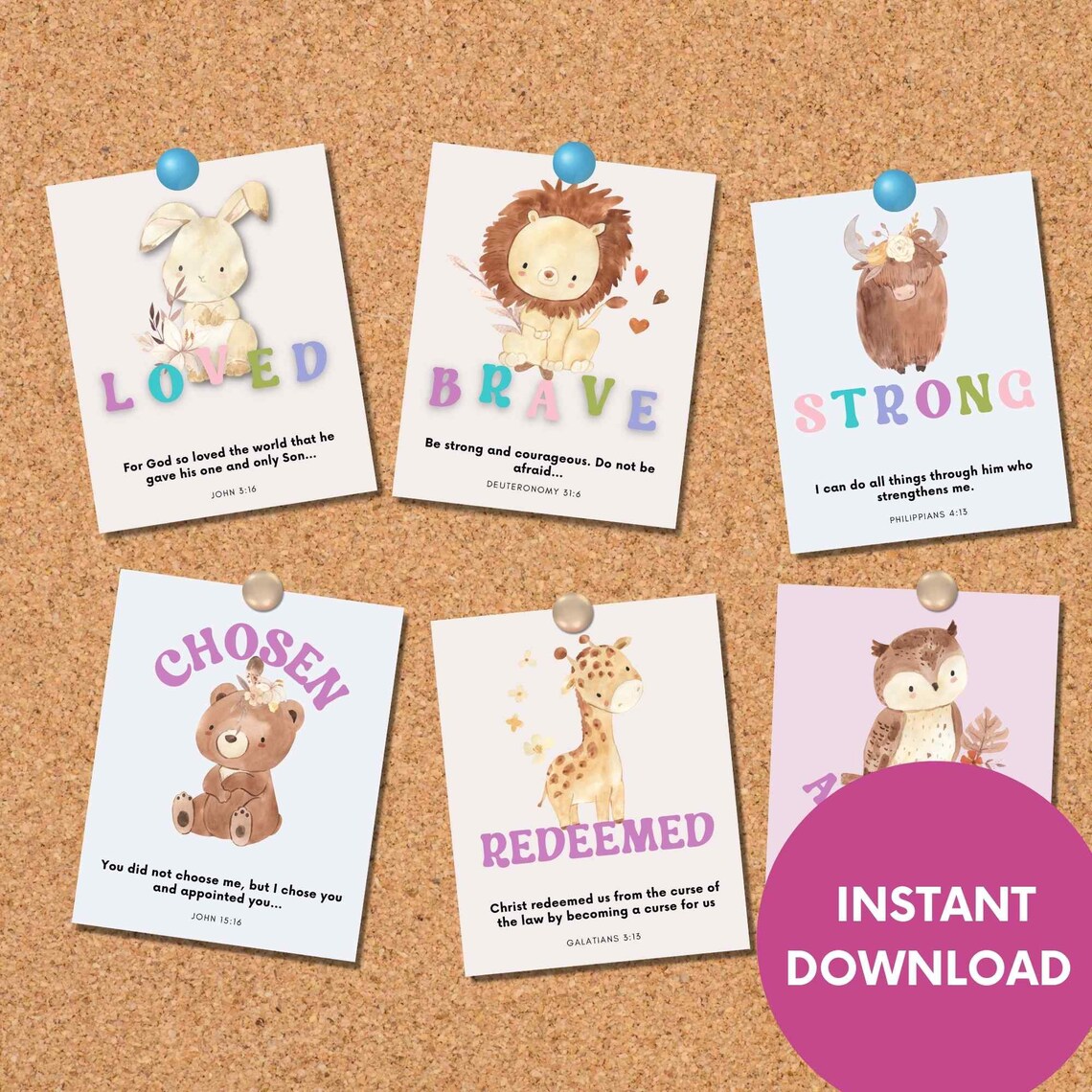 Faith Affirmation Cards Lunchbox Notes for Kids,encouragement Cards ...