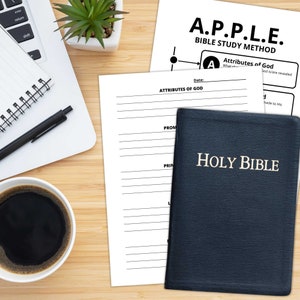 Printable APPLE Bible Study Tool for Beginners,christian Devotional ...