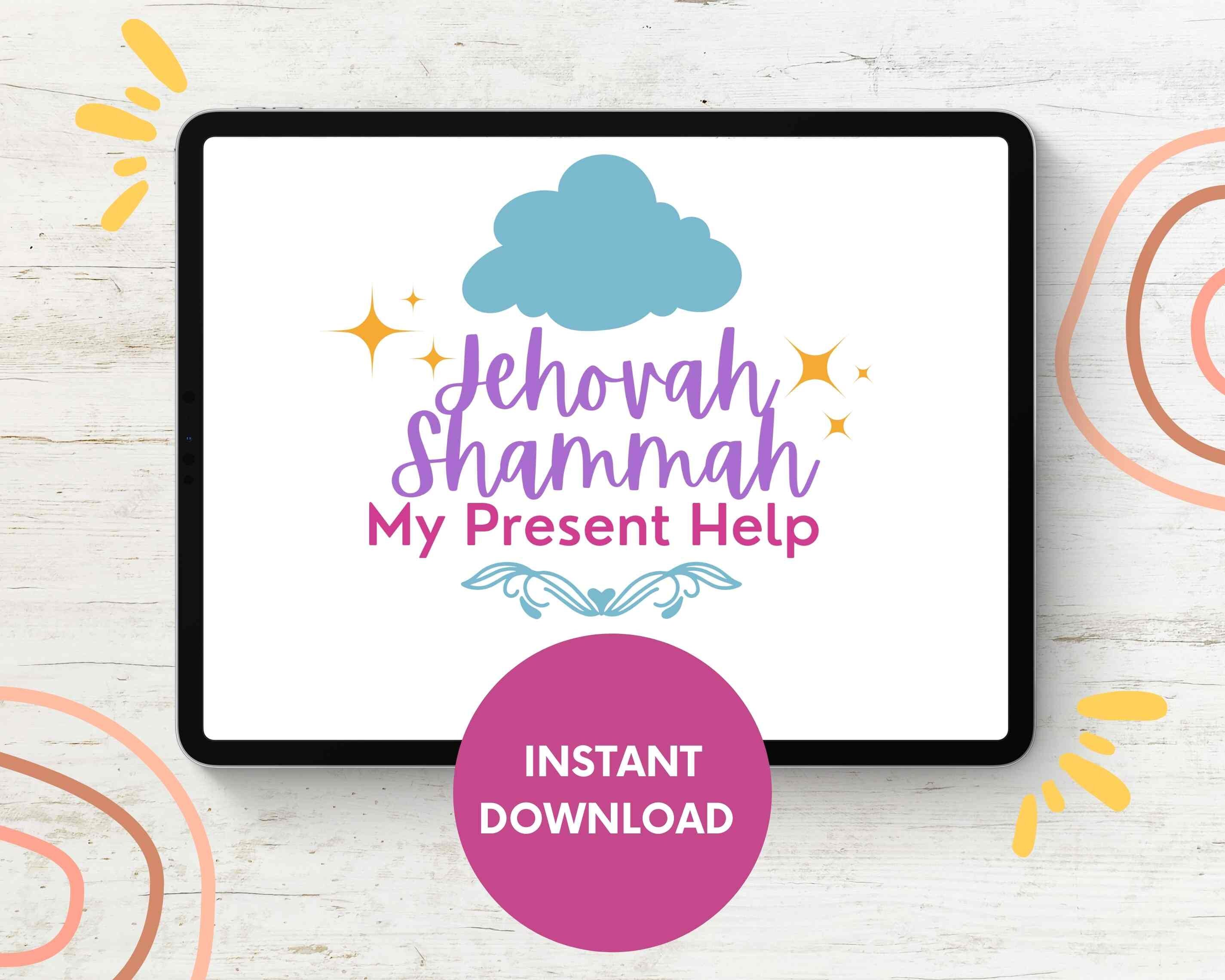 Names of God Christian Faith Digital Stickers for Faith Planners ...