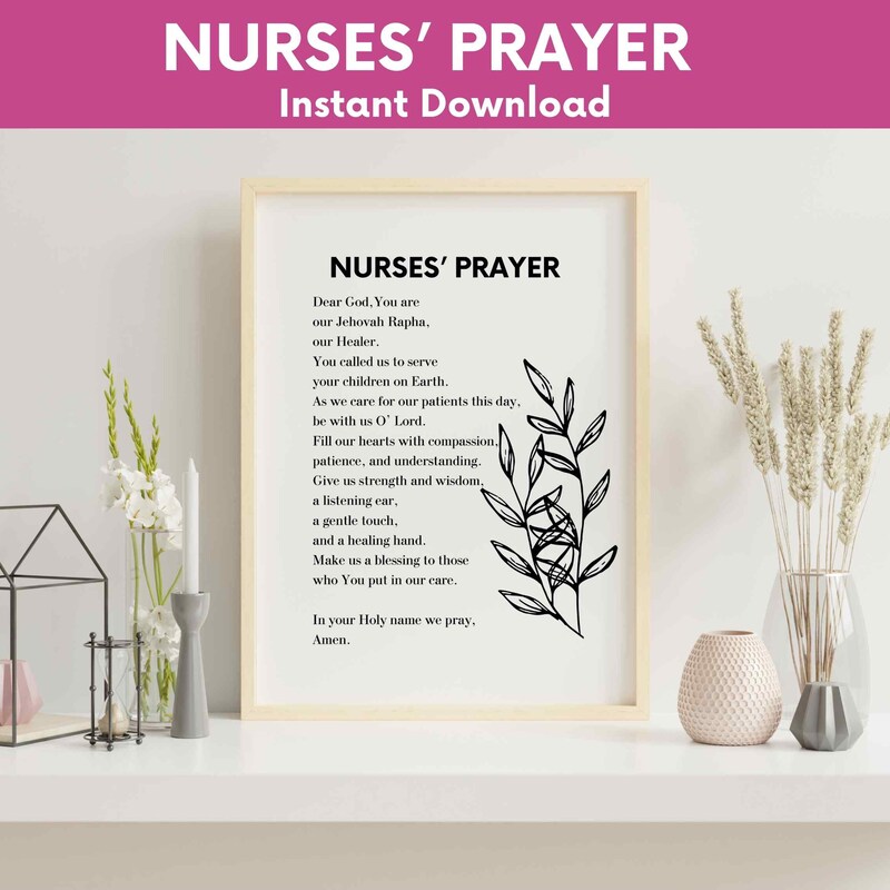 Nurses Prayer - Etsy