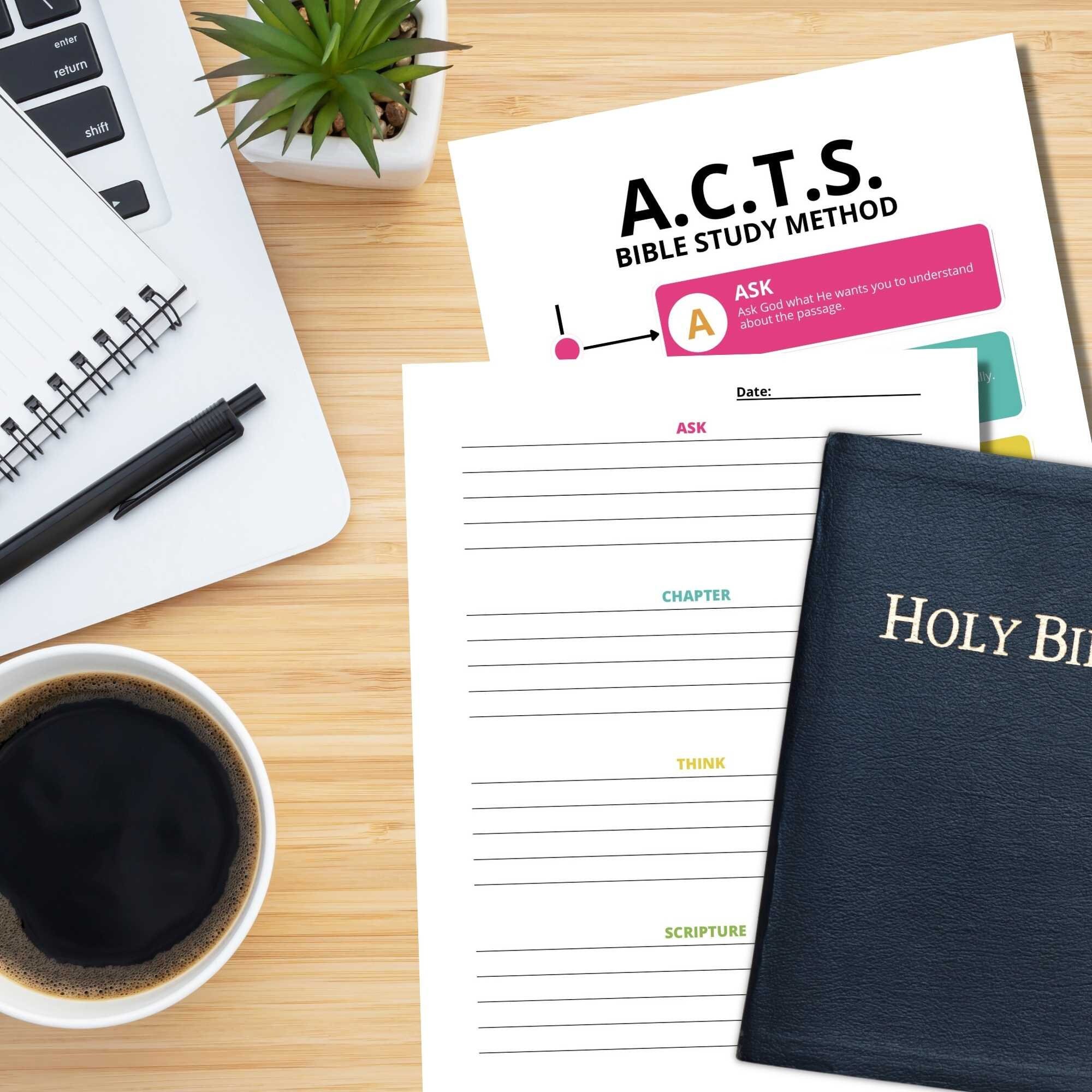 Printable APPLE Bible Study Tool for Beginners,christian Devotional ...