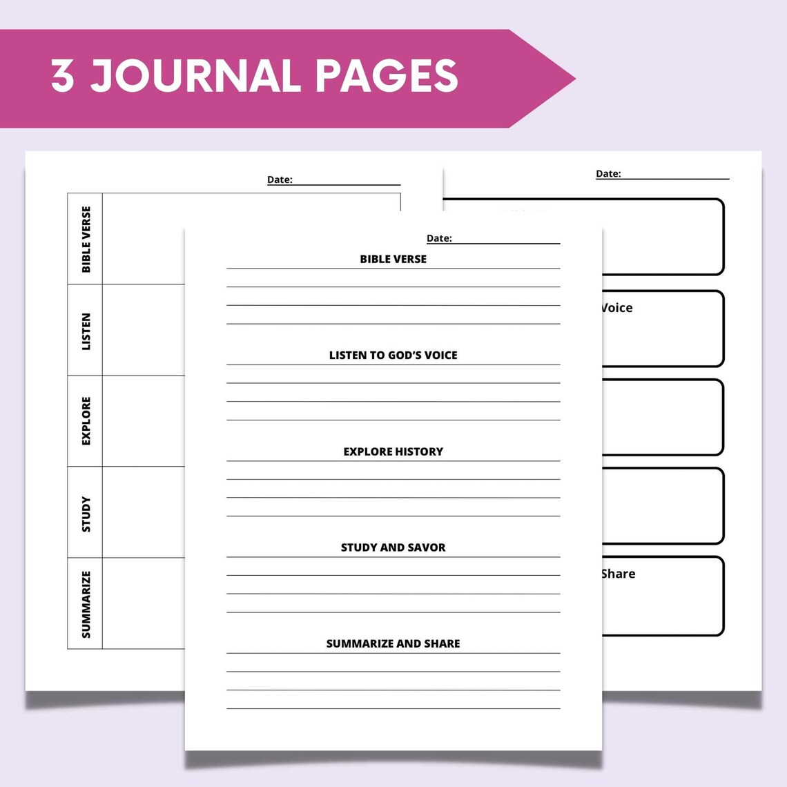 Printable BLESS Bible Study Tool for Beginners,christian Devotional ...