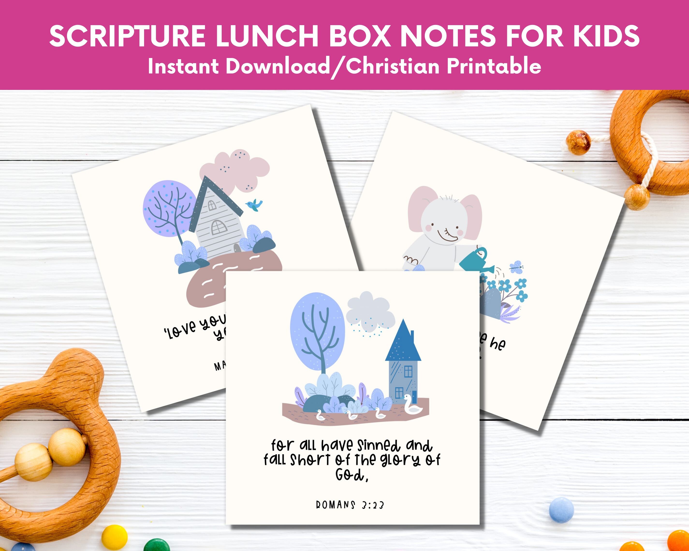 52 Bible Verse Scripture Flashcards Memory Verse,kids Christian ...