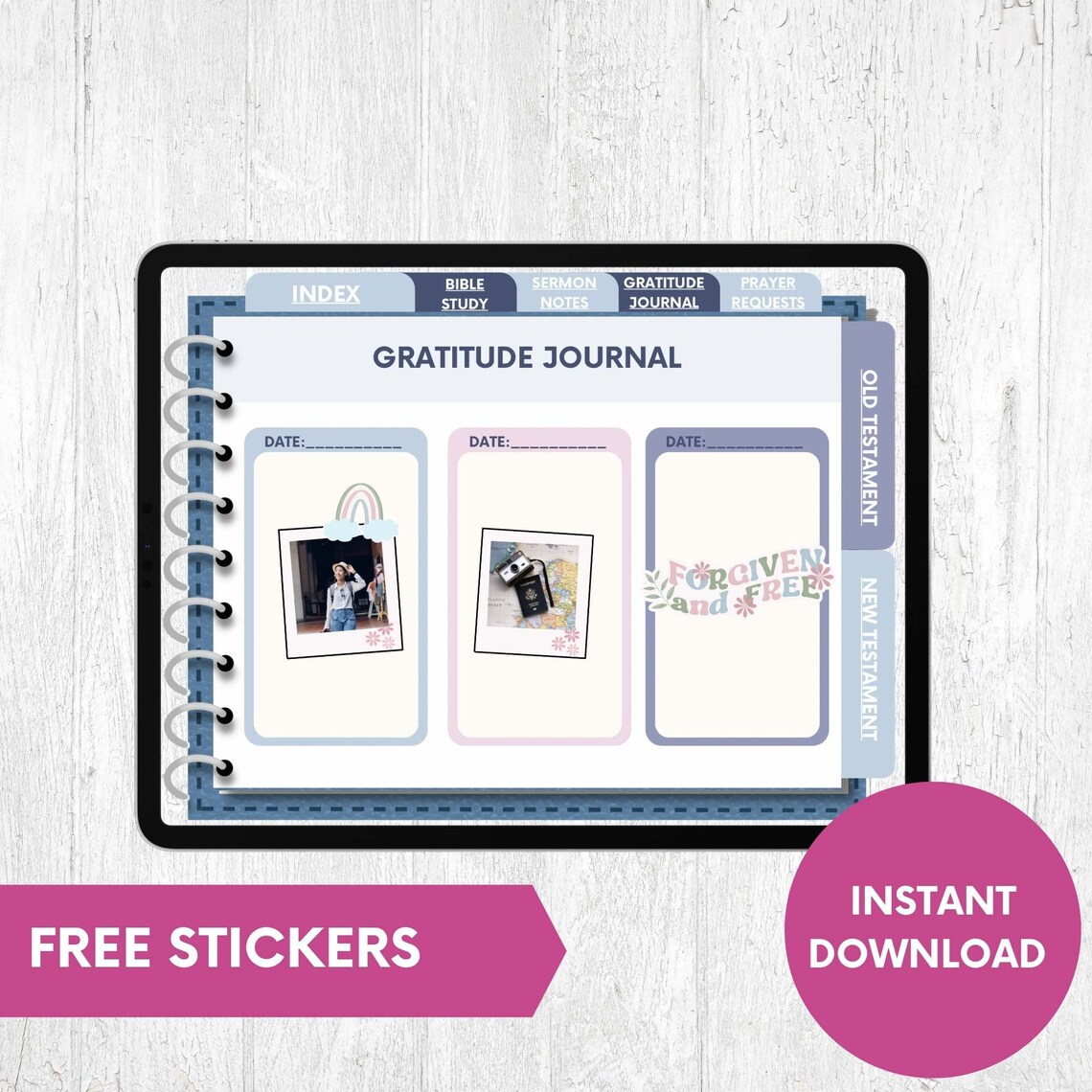 Digital Bible Journal for Goodnotes: Prayer & Bible Study (PDF) - Etsy