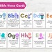 Kids Printable Alphabet Bible Verse Cards From A to Z,ABC Scripture ...