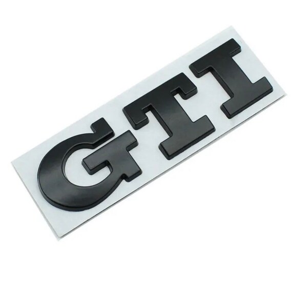 Golf GTI Badge Black Rear Boot Metal Badge Emblem for Golf - Etsy