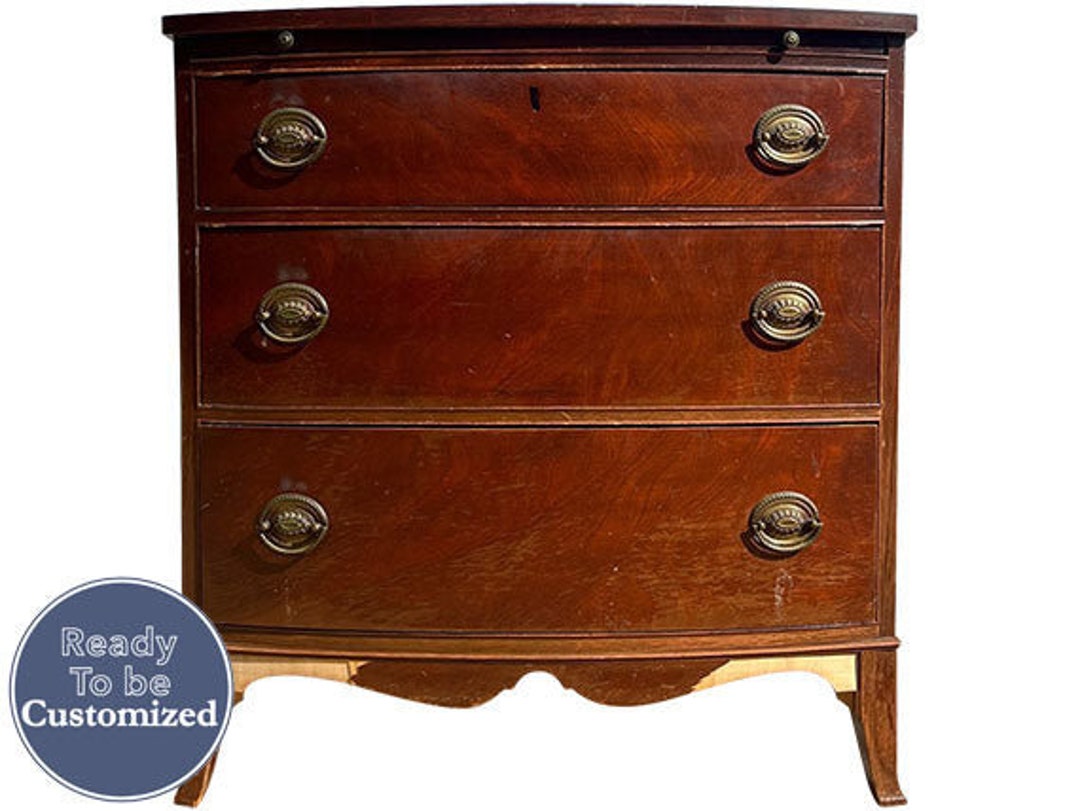 31 Unfinished 3 Drawer Vintage Dresser 08155 - Etsy