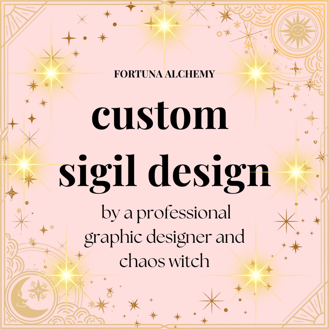 Custom Sigil Design by Professional Graphic Designer and Chaos Witch - Etsy