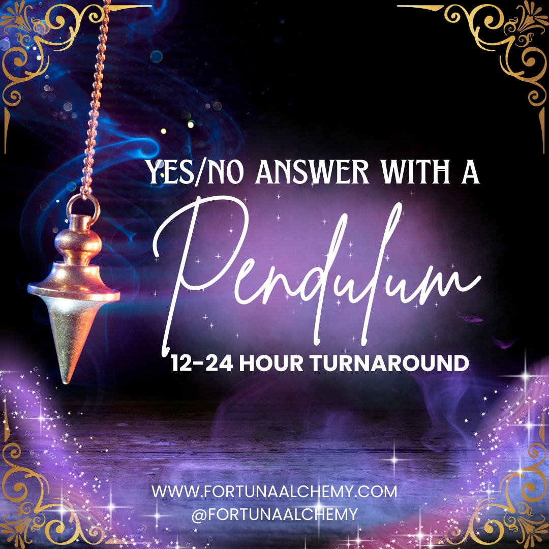 Yes/no Pendulum Reading Quick and Accurate 12-24hr Delivery - Etsy